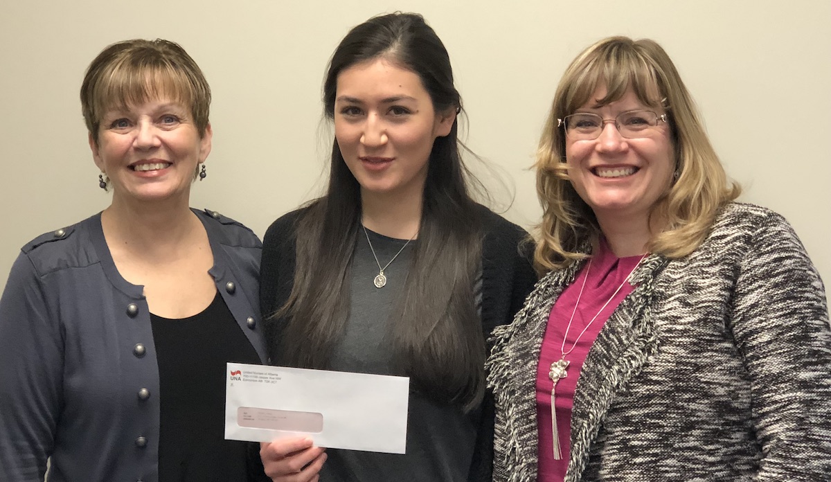 UNA awards scholarships to Alberta Nursing Students - UNA