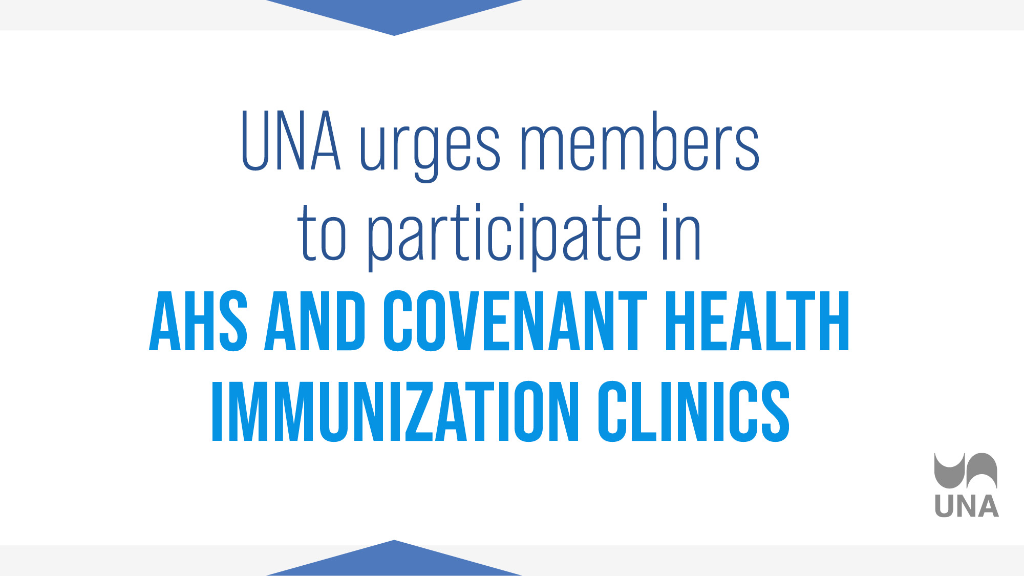 UNA urges members to participate in AHS and Covenant Health ...