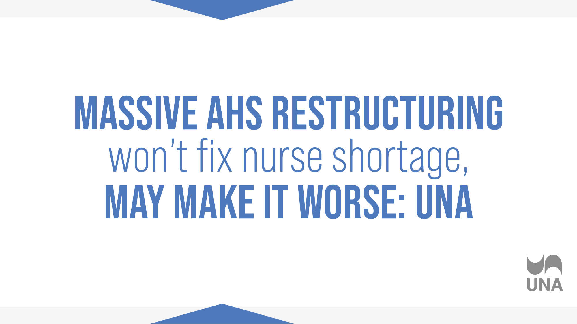 Massive AHS restructuring won’t fix nurse shortage, may make it worse ...