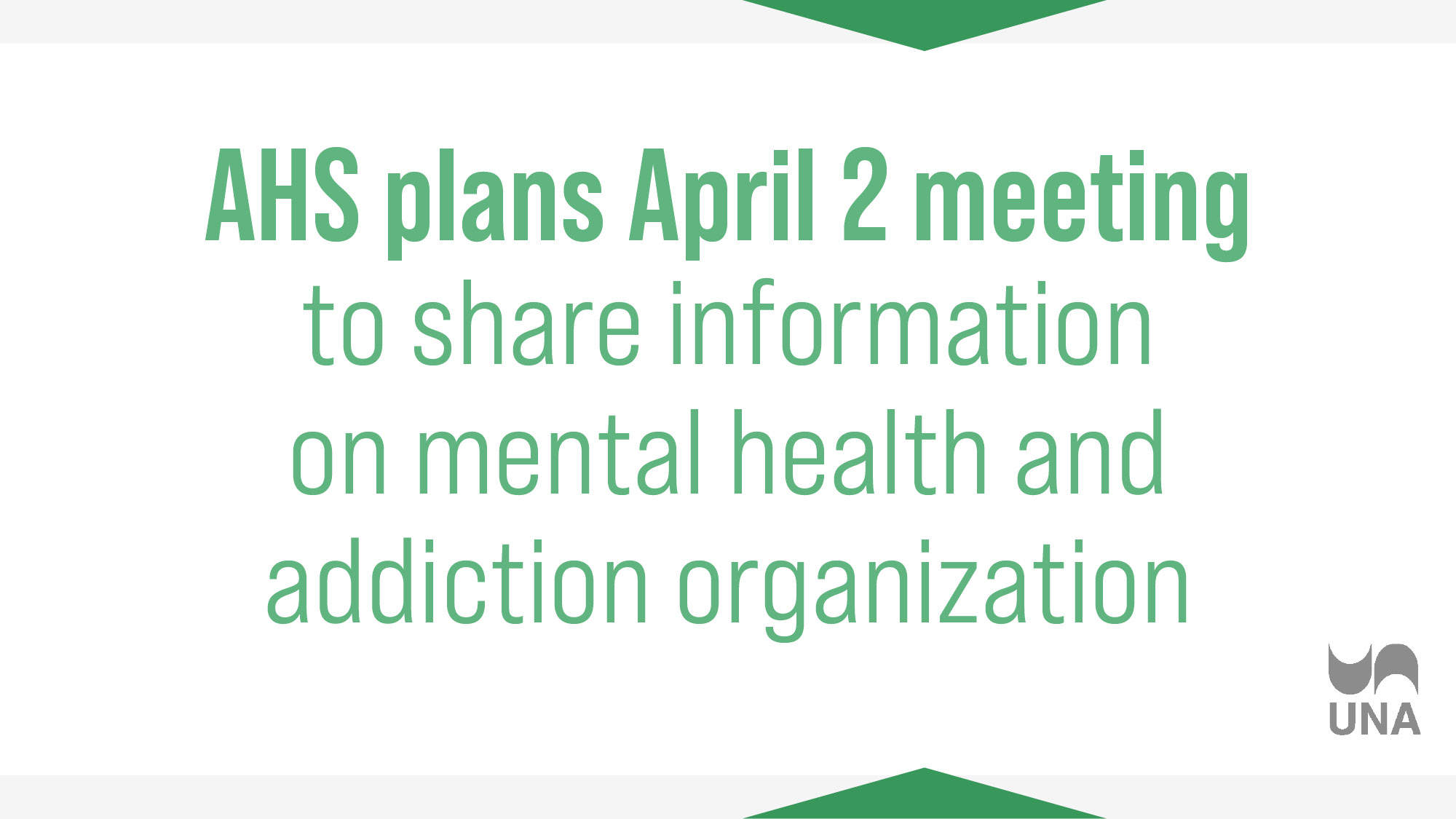 AHS plans April 2 meeting to share information on mental health and ...