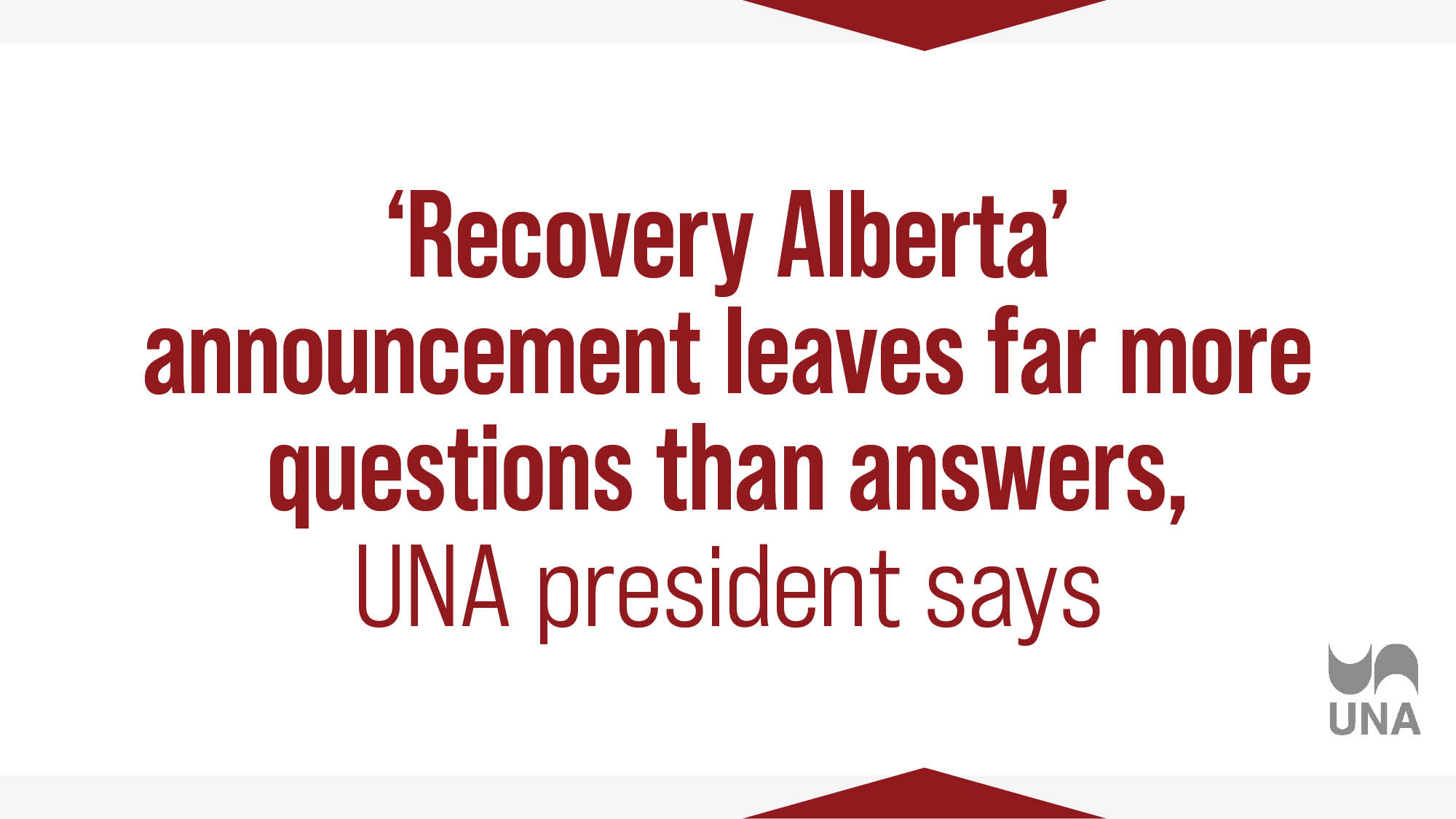 ‘Recovery Alberta’ announcement leaves far more questions than answers ...