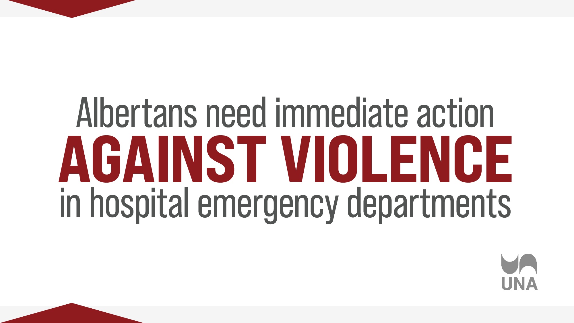Albertans need immediate action against violence in hospital emergency ...